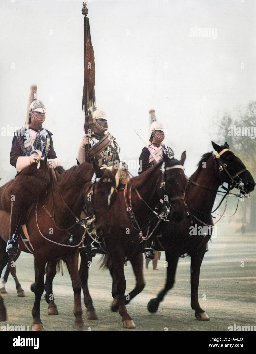 A Horseguards Parade on The Mall, central London. Date: 1930s Stock ...