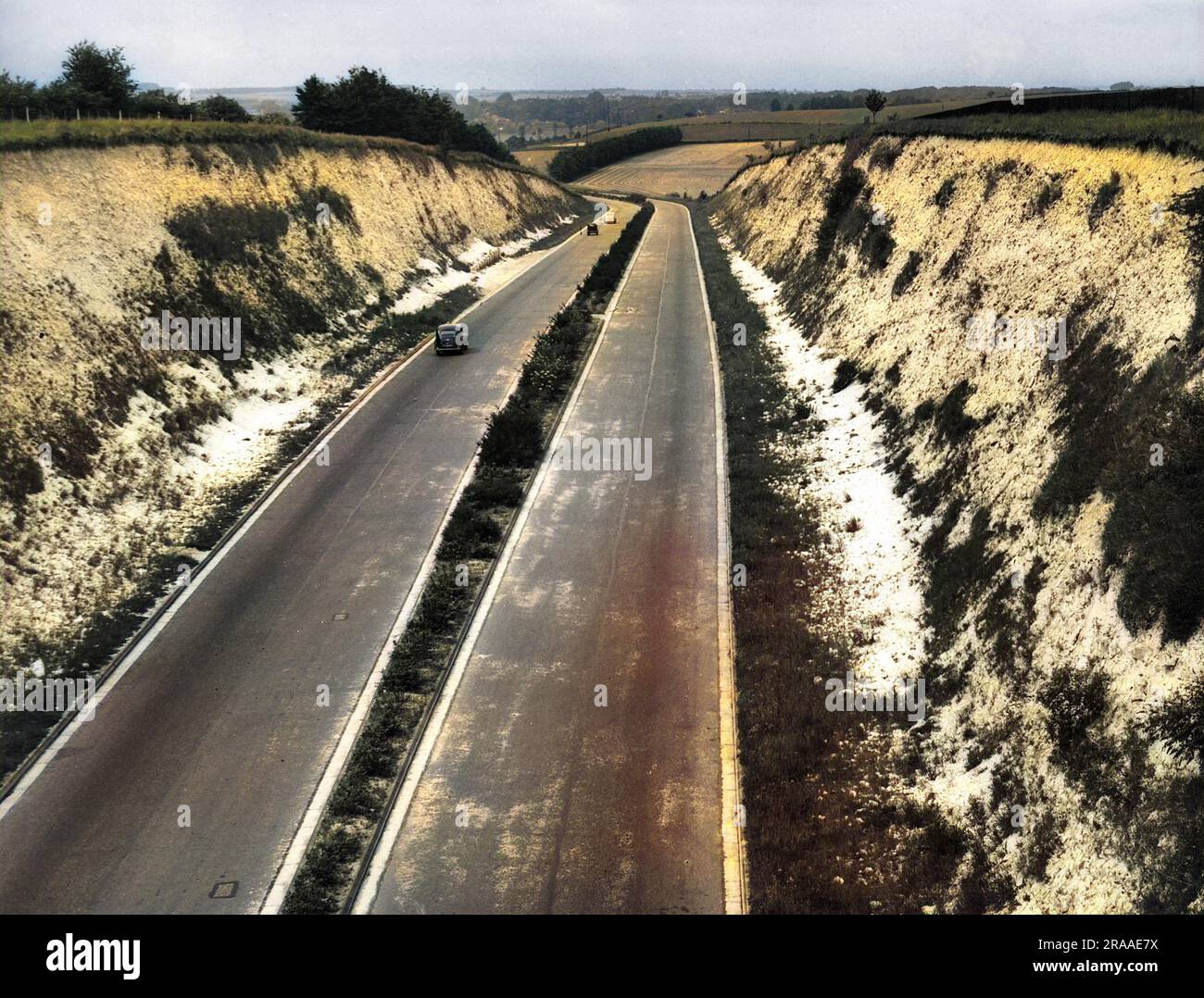 The 'new' Winchester By-Pass, a pre-motorway new road, now swallowed up ...