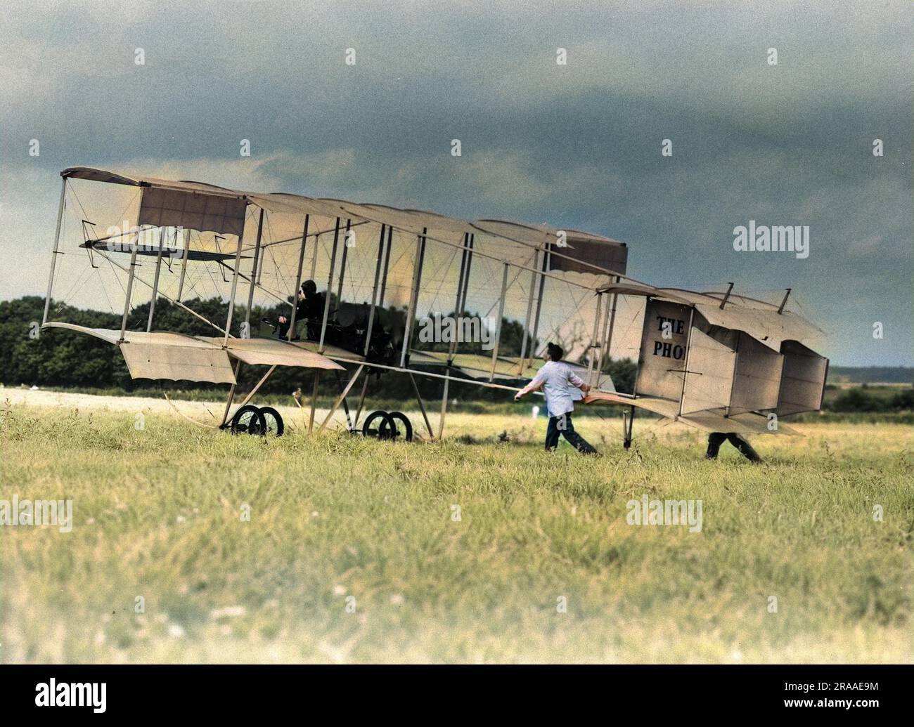 Bleriot biplane hi-res stock photography and images - Alamy