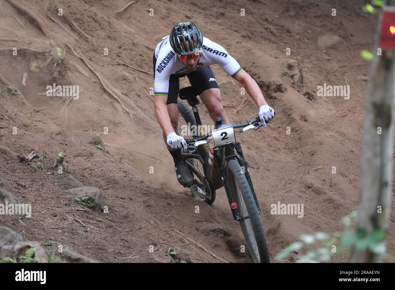 Commezzadura Val Di Sole, Italy. 02nd July, 2023. Nino Schurter (SUI ...