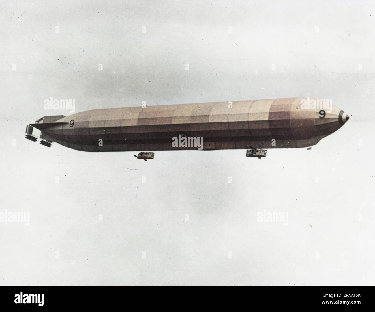 British rigid airship No. 9 (also known as 9r) during the First World ...