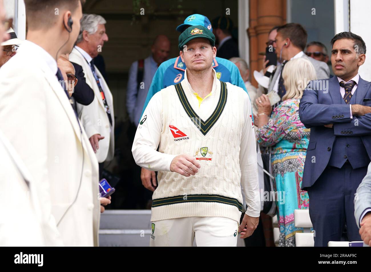 Australia's Steve Smith walks out of the pavilion following victory in ...