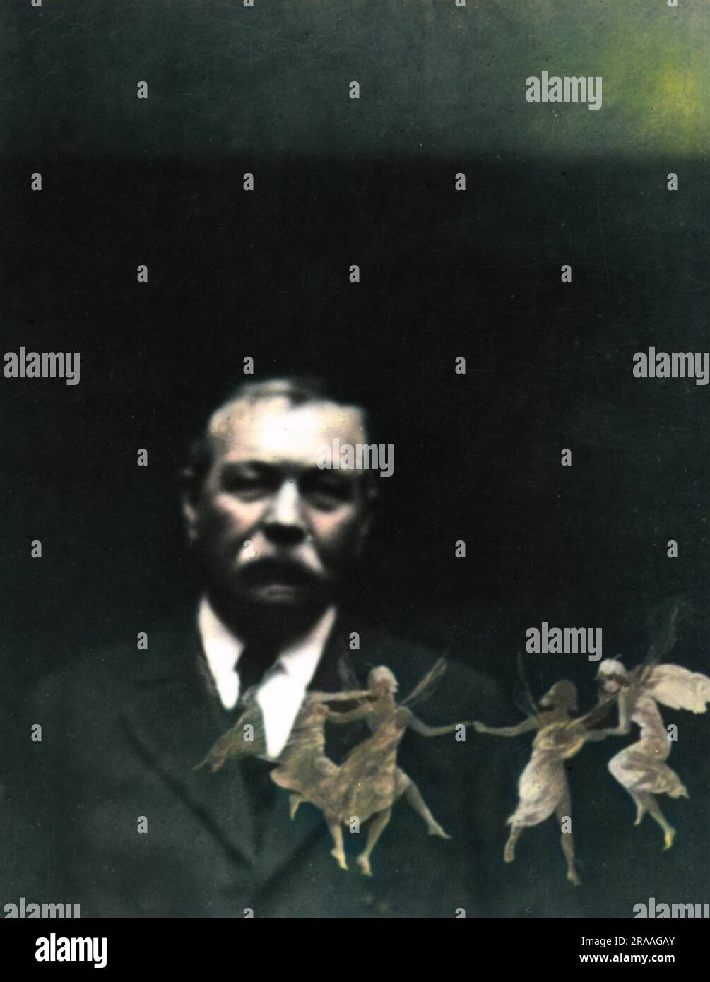 'Cottingley Fairy Case' - William Marriott's fake photo of Arthur Conan ...