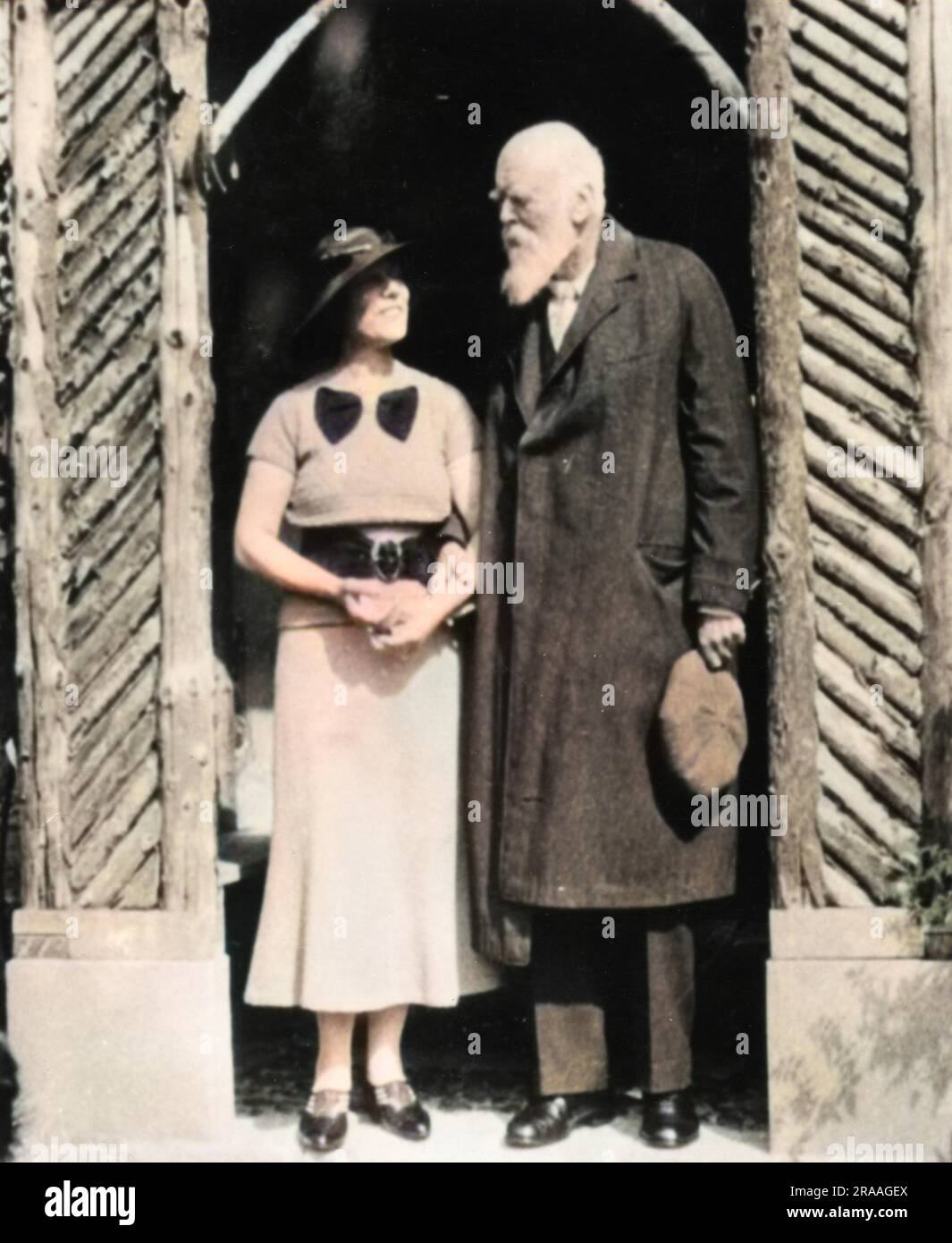 Gladys Osborne Leonard, trance medium, and Sir Oliver Lodge, scientist ...