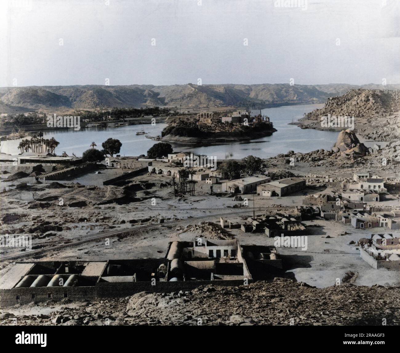 Philae, Egypt - an island in the First Cataract of the Nile River and ...