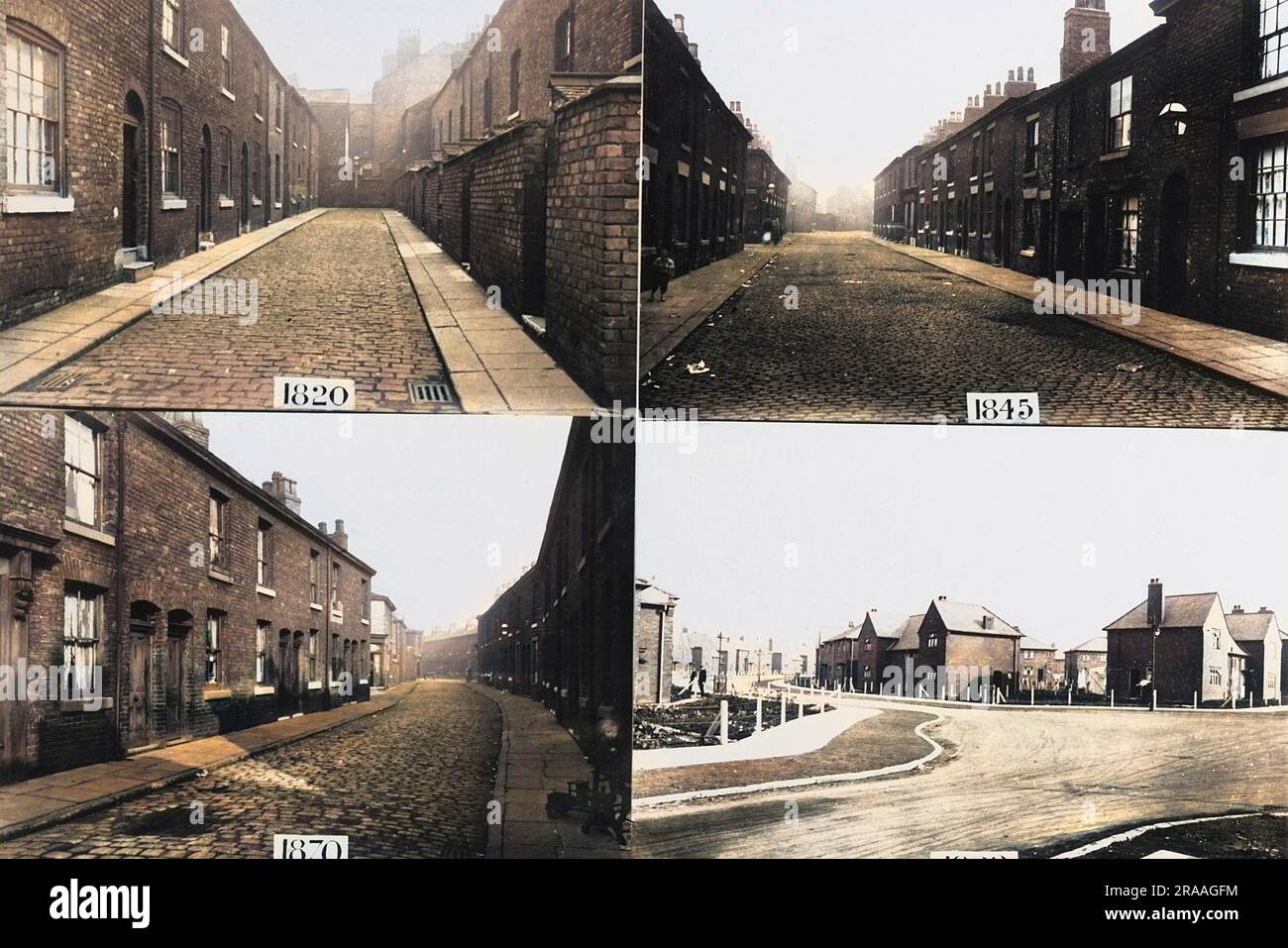 Victorian housing manchester historical hi-res stock photography and ...