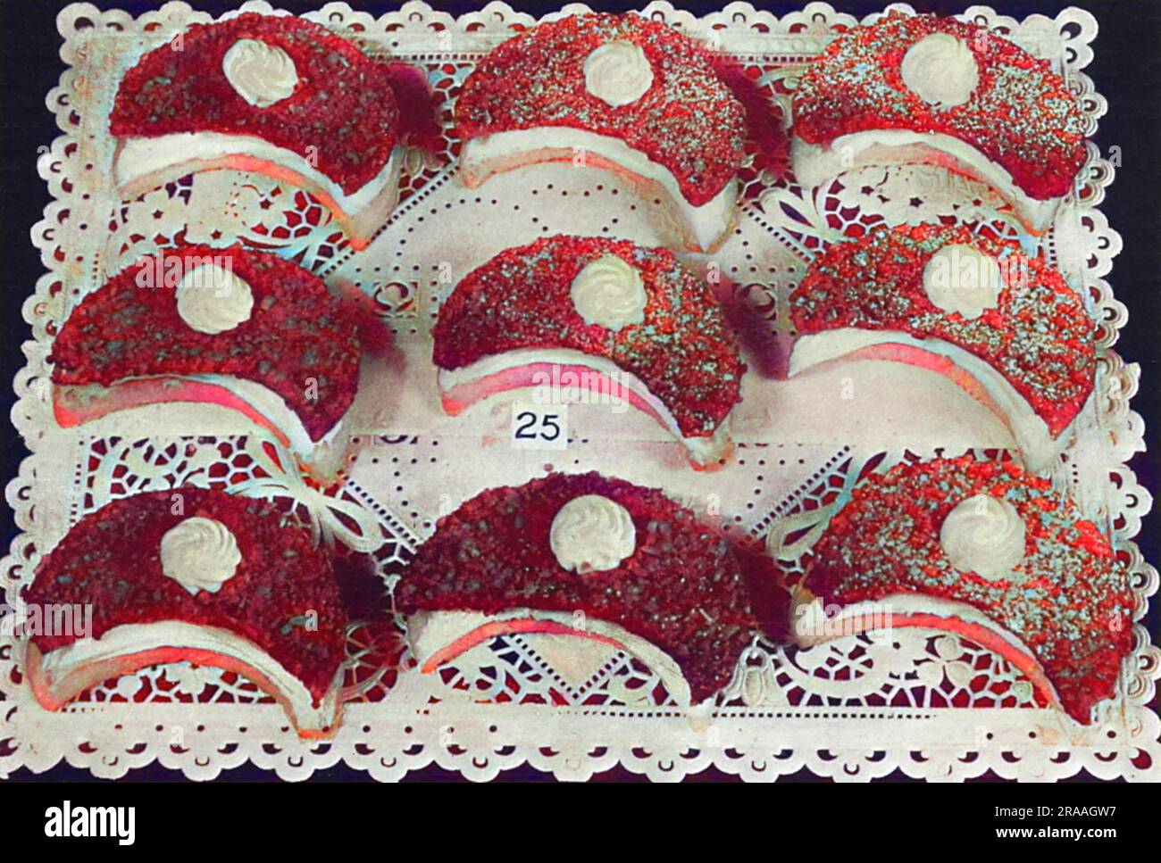 Danish Pastry Specialties, Filbert Cream Crescents Date: 1936 Stock ...