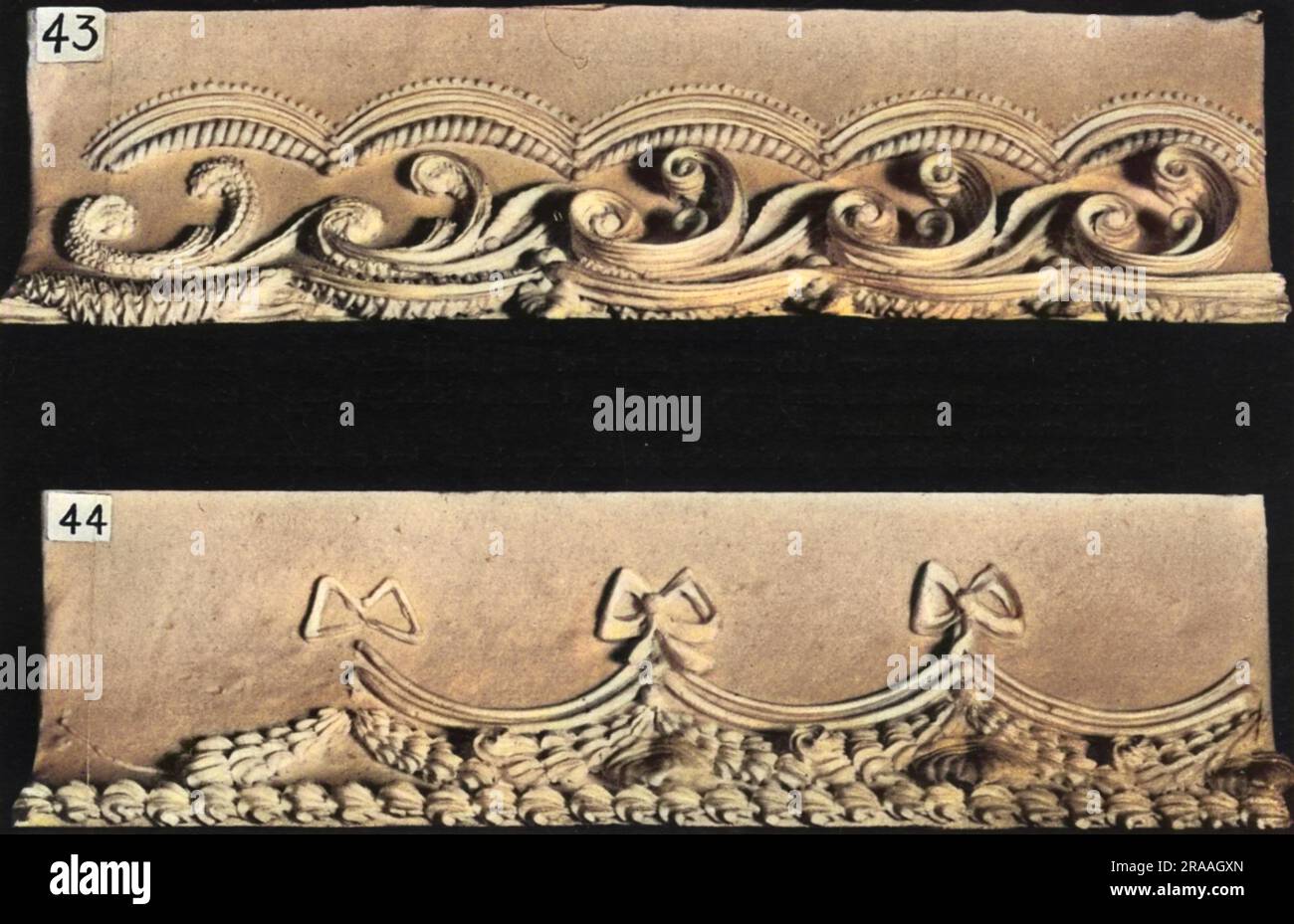 Cake Border and Side Scroll Designs, (43) Reversed 'C' Scroll Border ...