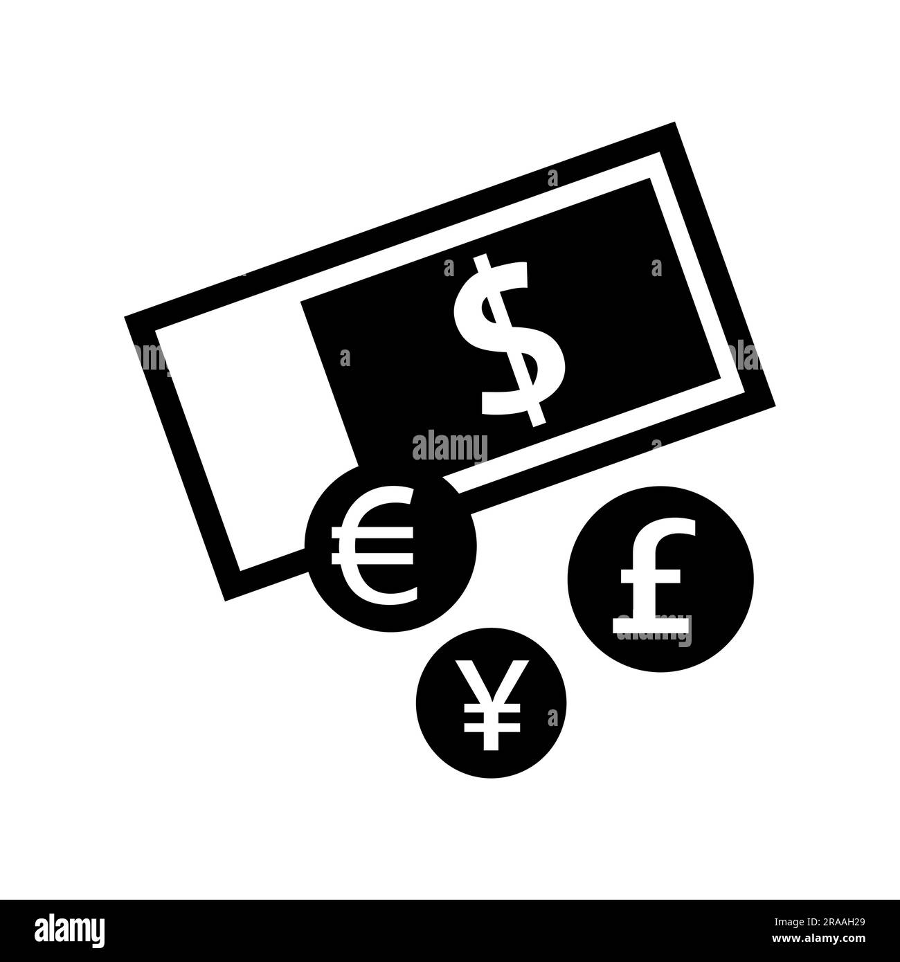 Currency exchange rate vector logo hi-res stock photography and images ...