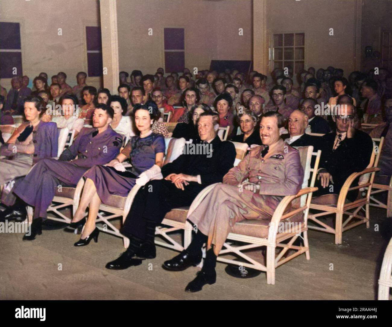 The Duke and Duchess of Windsor in the Bahamas in c. 1940. The Duke was ...