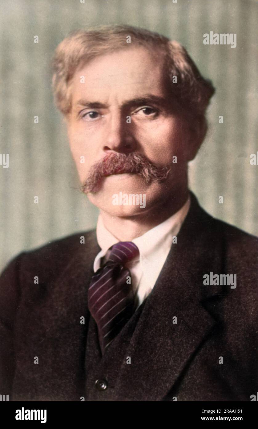 Portrait photograph of Ramsay MacDonald, British politician and the ...