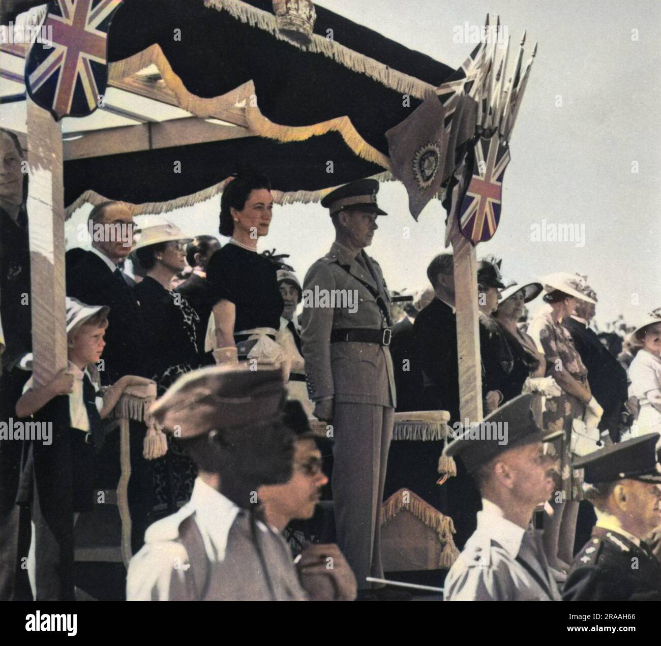The Duke and Duchess of Windsor in the Bahamas in c. 1940. The Duke was ...