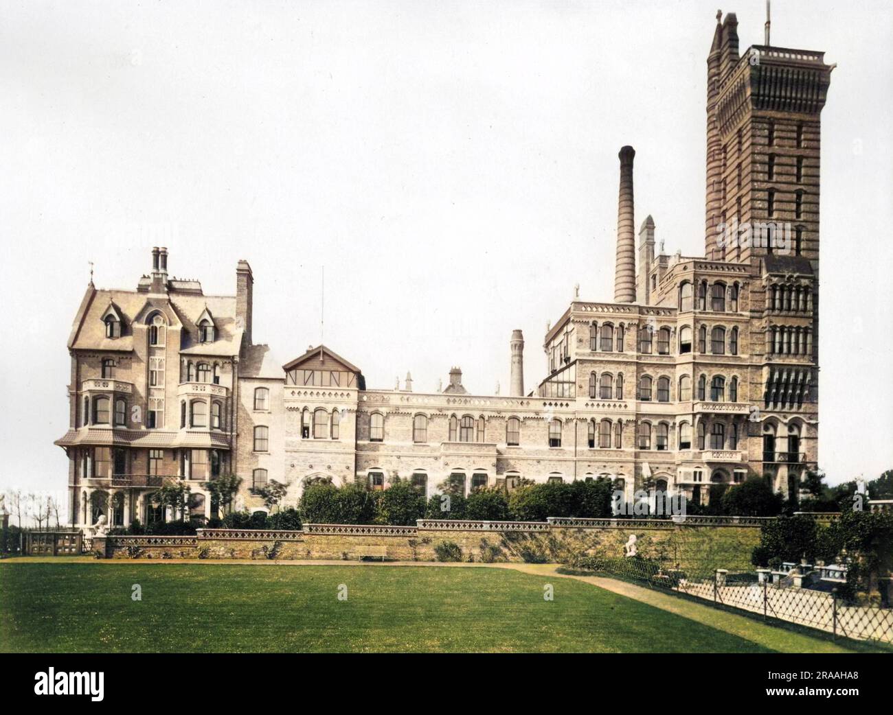 An elaborate late Victorian Building - the Granville Hotel at Ramsgate ...