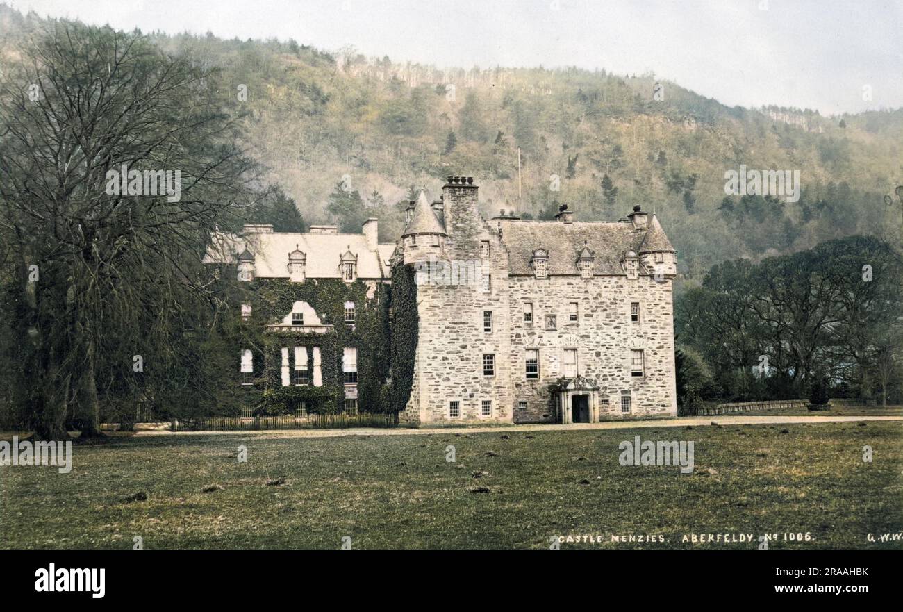Castle Menzies, Scotland. The ancestral seat of the Clan Menzies ...
