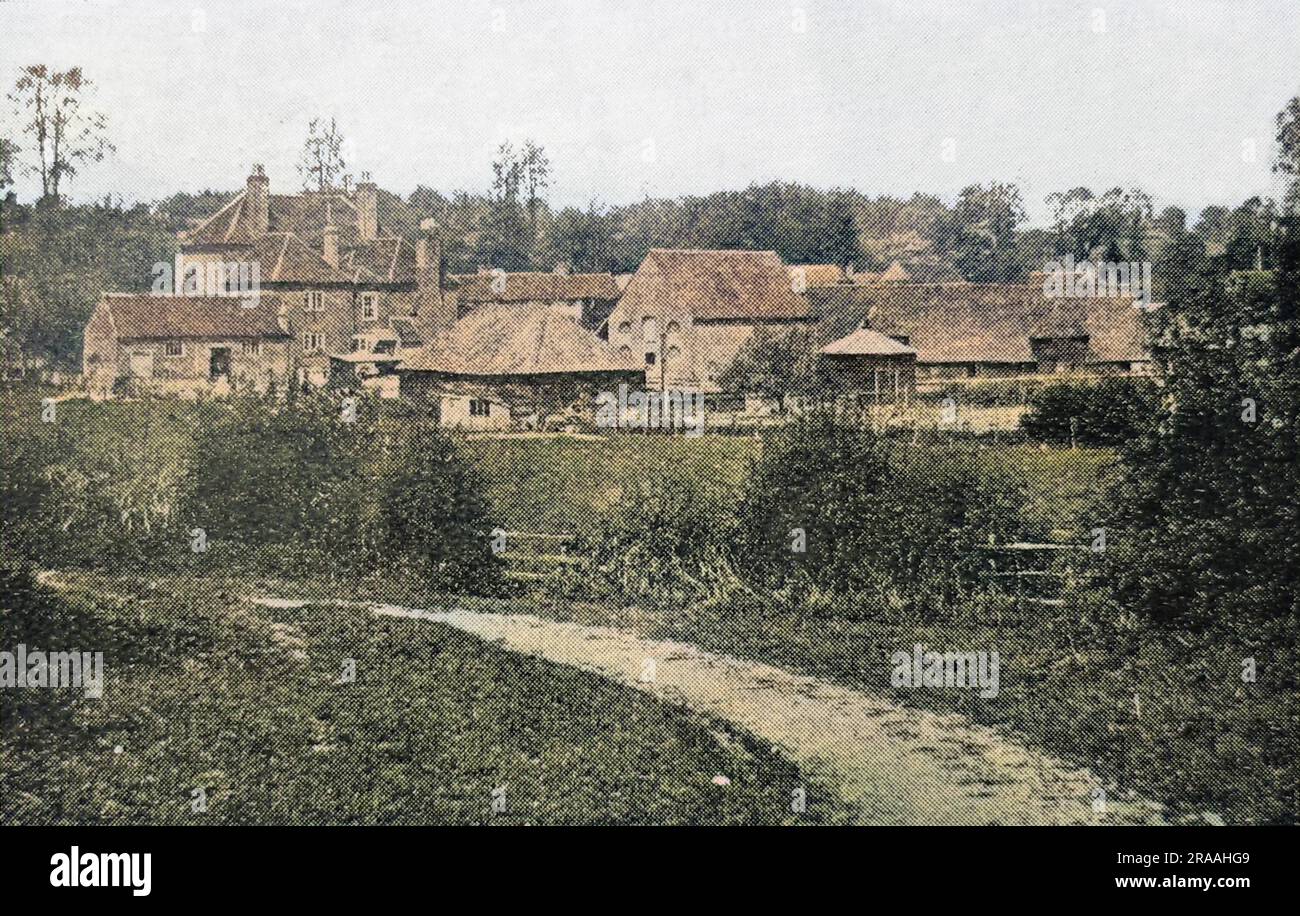 Farm buildings at the Hedgerley Court Farm Home For Boys after their ...