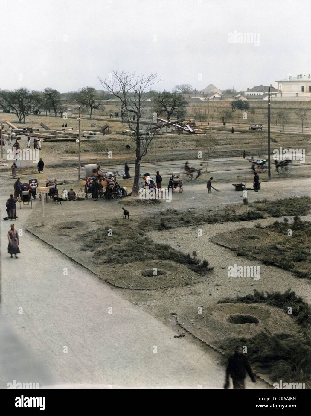 Legation Quarter, Peking (Beijing), China. Date: circa 1903 Stock Photo ...