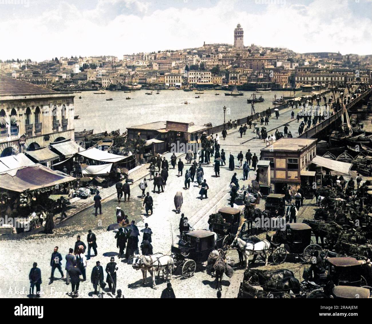 Historical galata bridge hi-res stock photography and images - Alamy