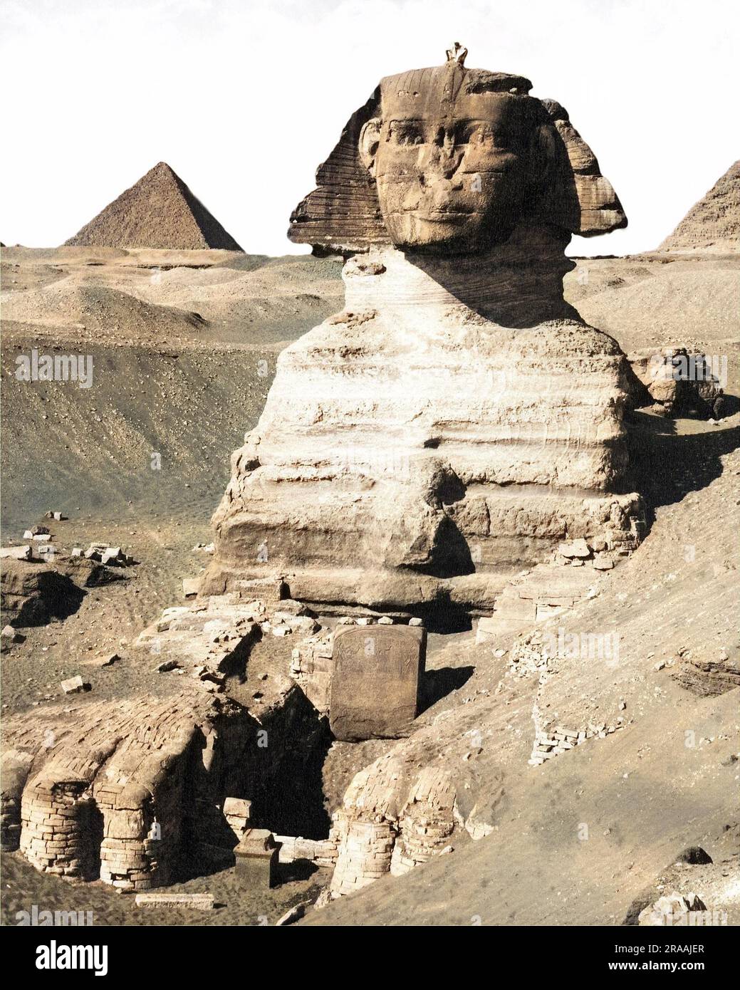 The Sphinx, Egypt. Date: circa 1870 Stock Photo - Alamy