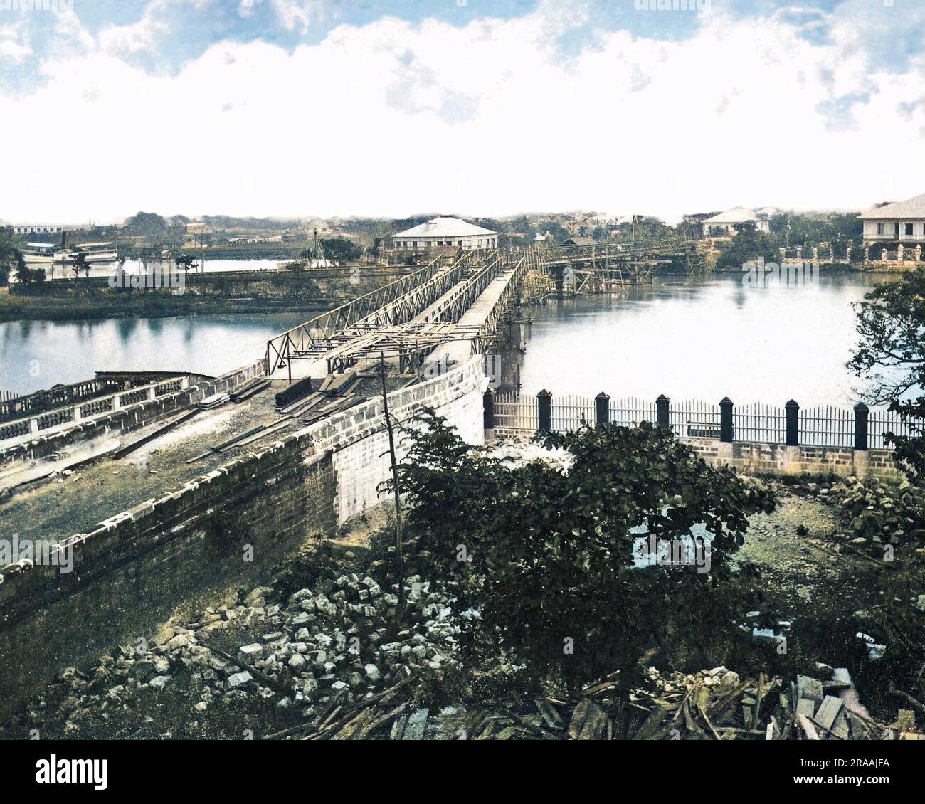 View of Manila, Philippines. Date: circa 1890 Stock Photo - Alamy
