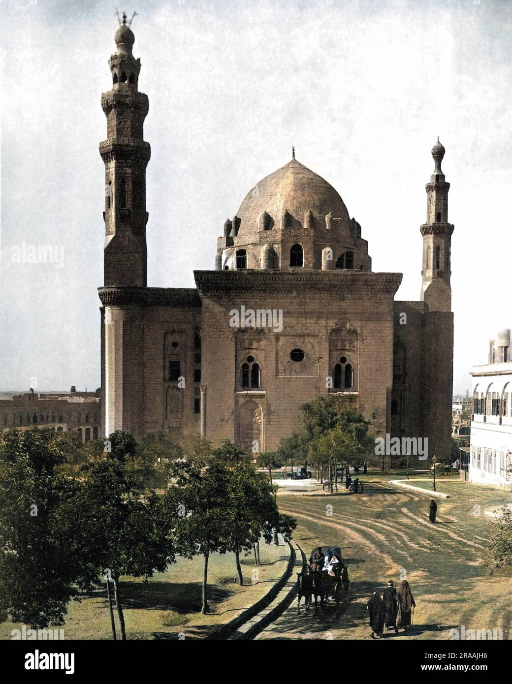 Mosque of Sultan Hassan, Cairo, Egypt. Date: circa 1870 Stock Photo - Alamy
