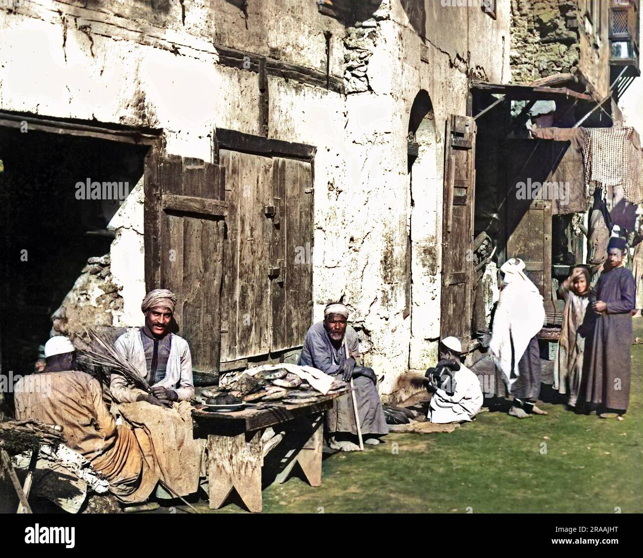 Street Scene, Cairo, Egypt. Date: circa 1870 Stock Photo - Alamy
