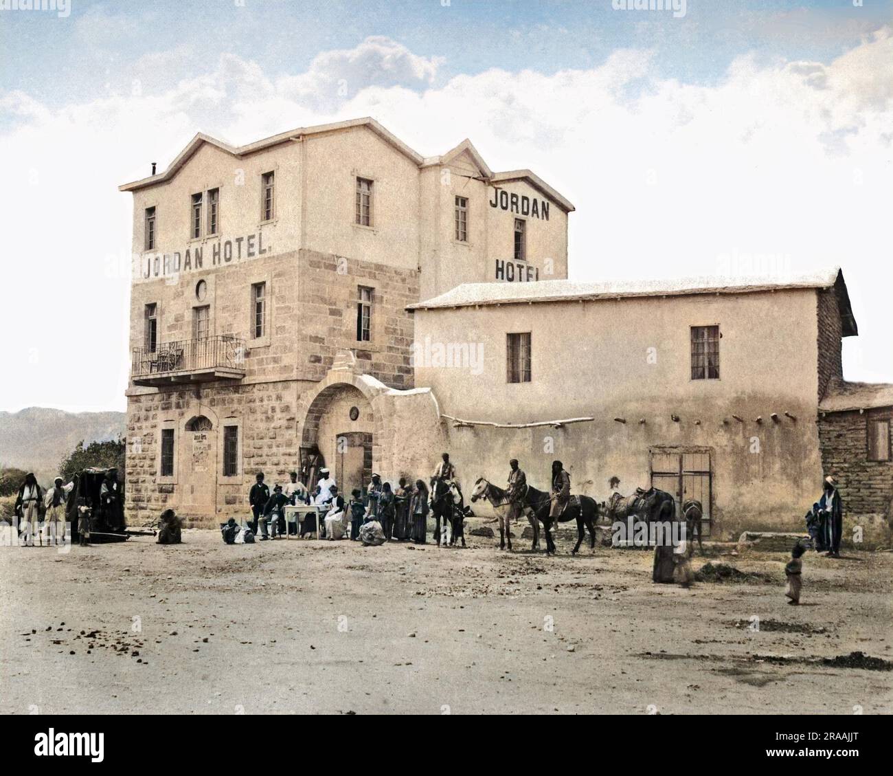 Jordan Hotel, Jericho, Holy Land. Date: circa 1870 Stock Photo - Alamy