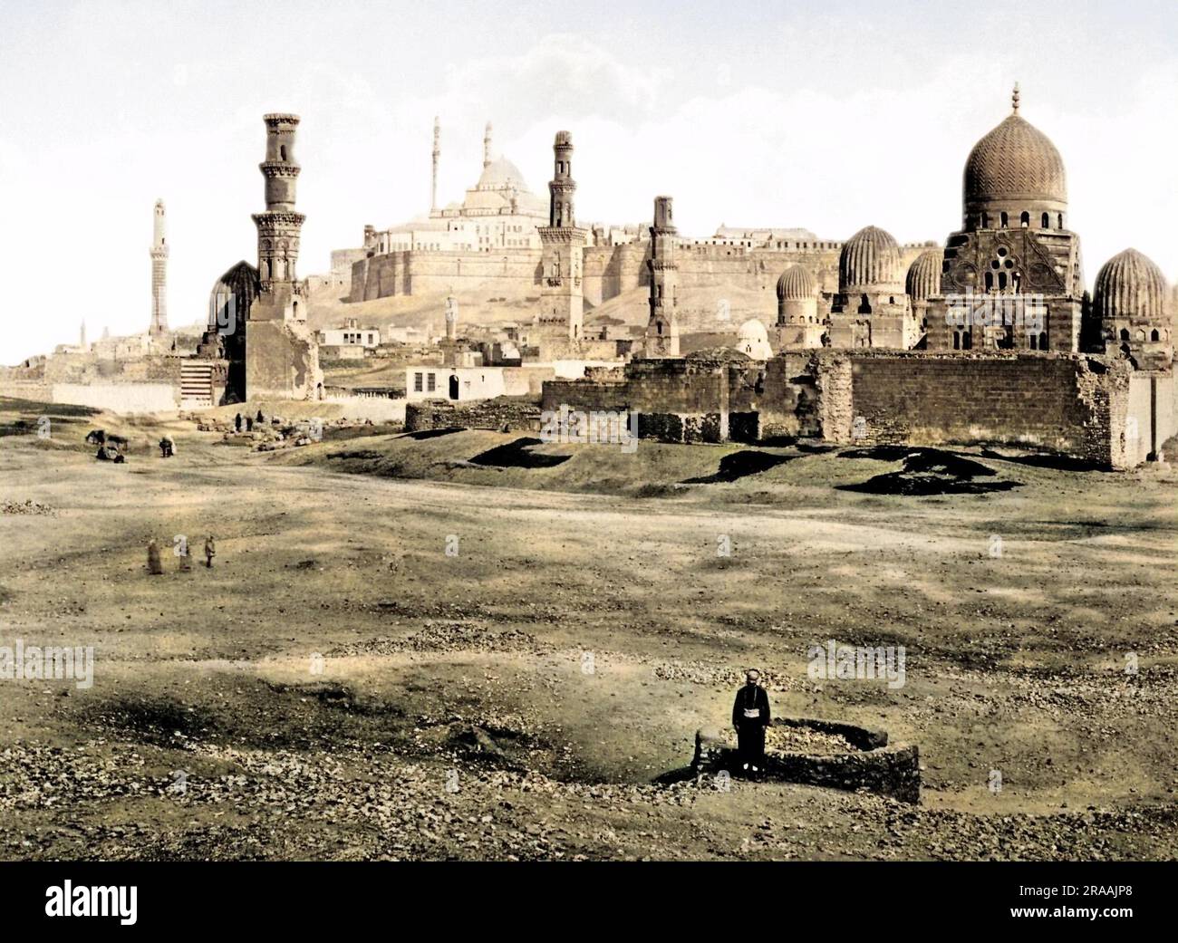 General view of Cairo, Egypt. Date: circa 1870 Stock Photo - Alamy
