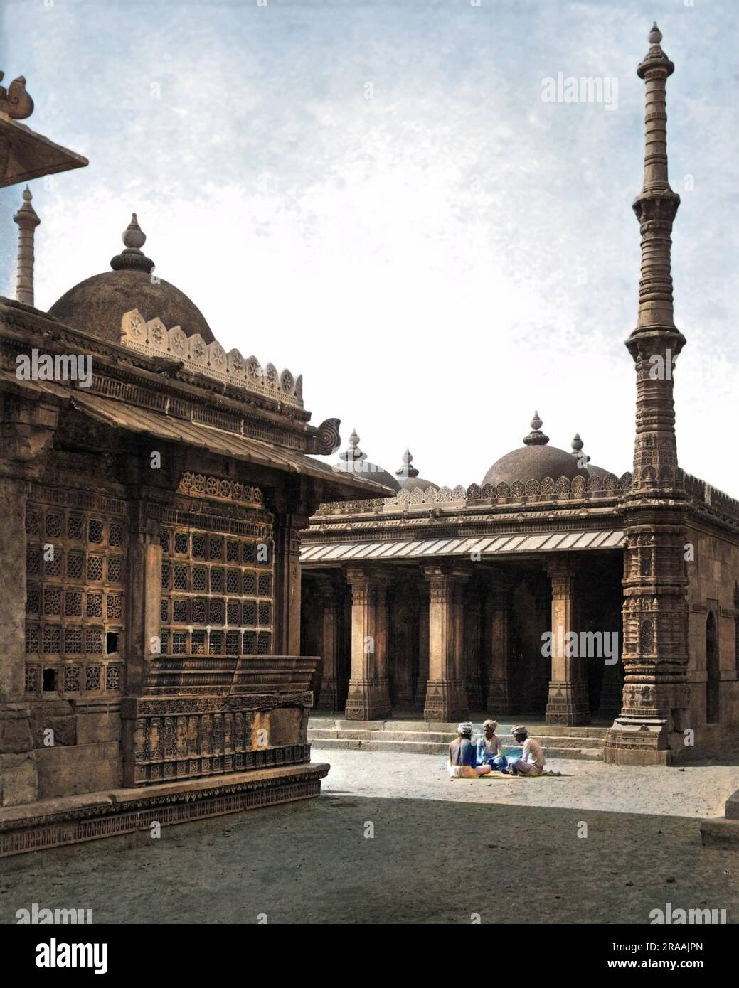 Ranee Seeprika Musjid, mosque in Ahmedabad, Gujarat, India. Date: circa ...