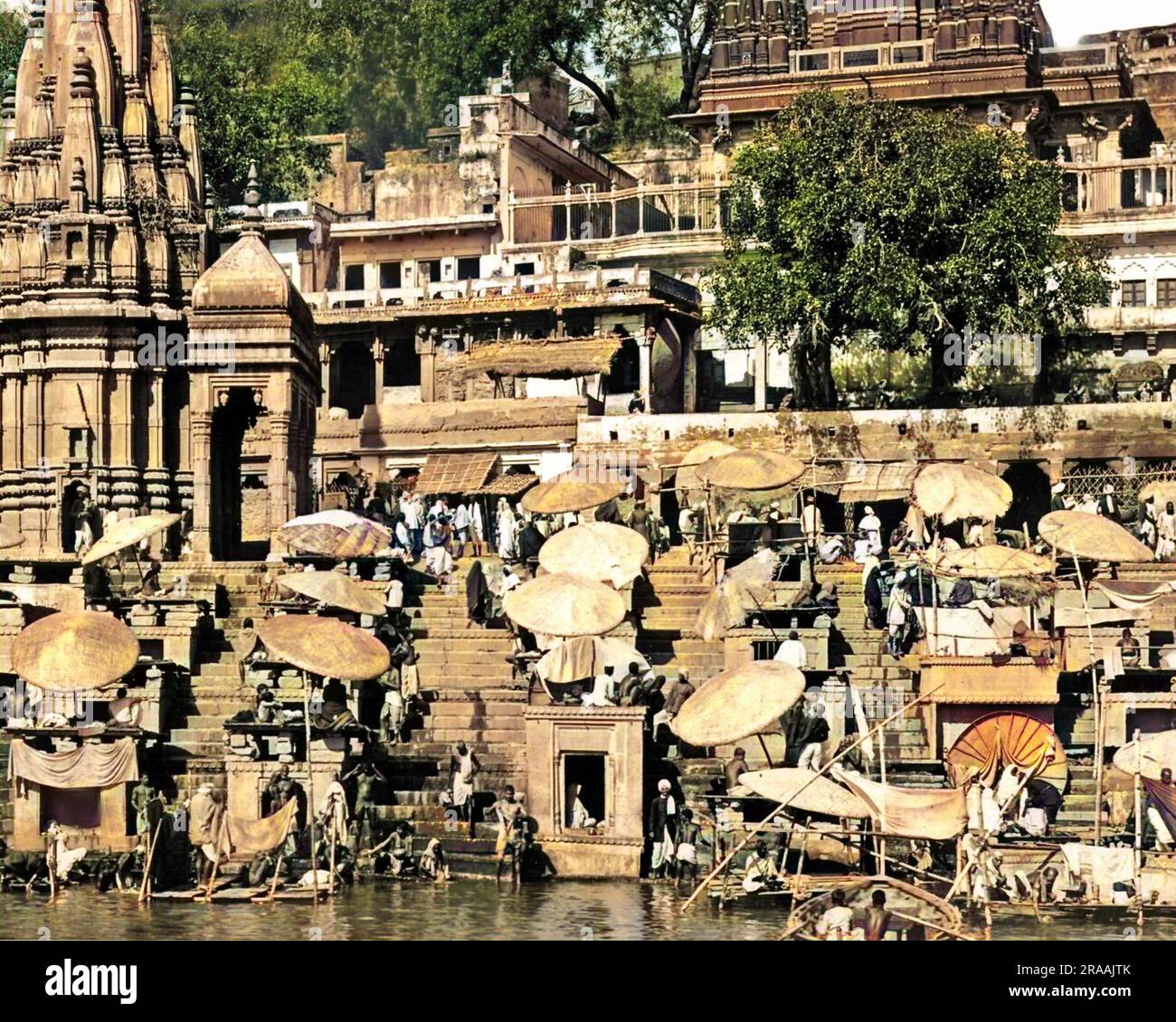 Varanasi benares ghats steps hi-res stock photography and images - Alamy