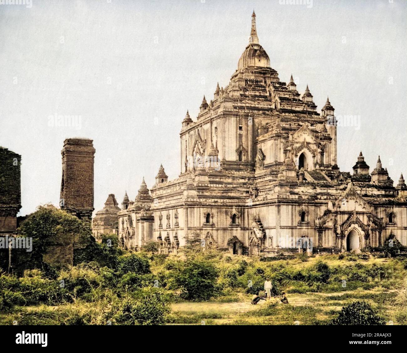 Thatbyinnyu Temple, Bagan (Pagan), Burma (Myanmar). Date: circa 1890s ...
