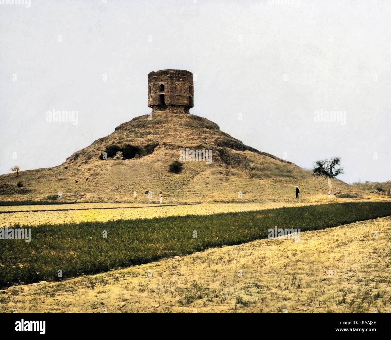 Brick Tower at Sarnath, near Benares (Varanasi), Uttar Pradesh, India ...