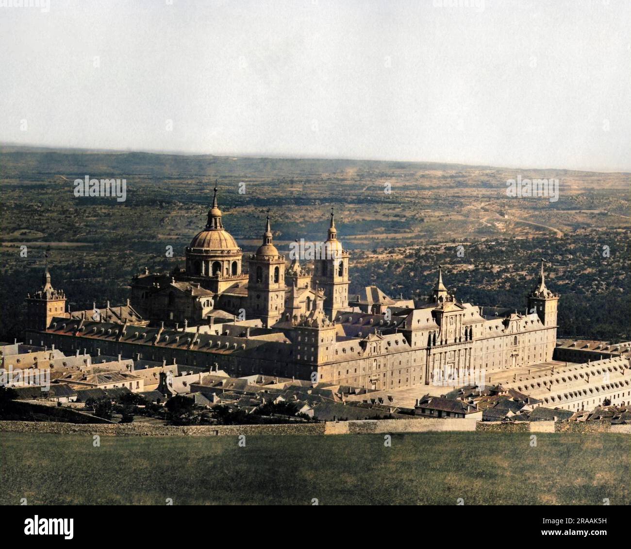El Escorial (The Royal Seat of San Lorenzo de El Escorial), Spain. The ...