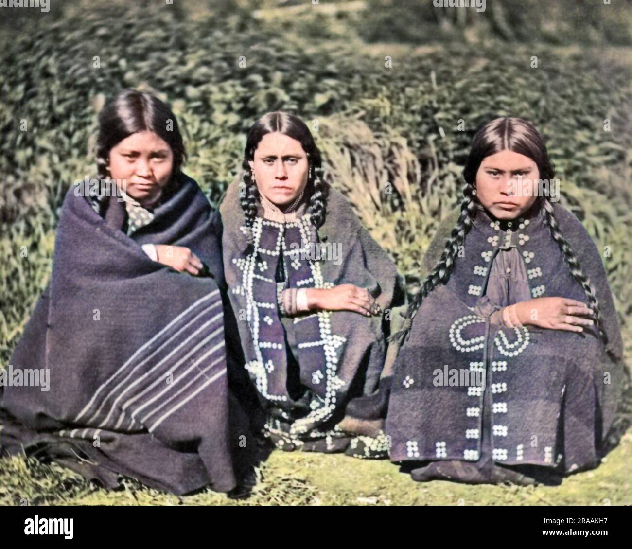 Indigenous women, Knight's Inlet, British Colombia, Canada Stock Photo ...
