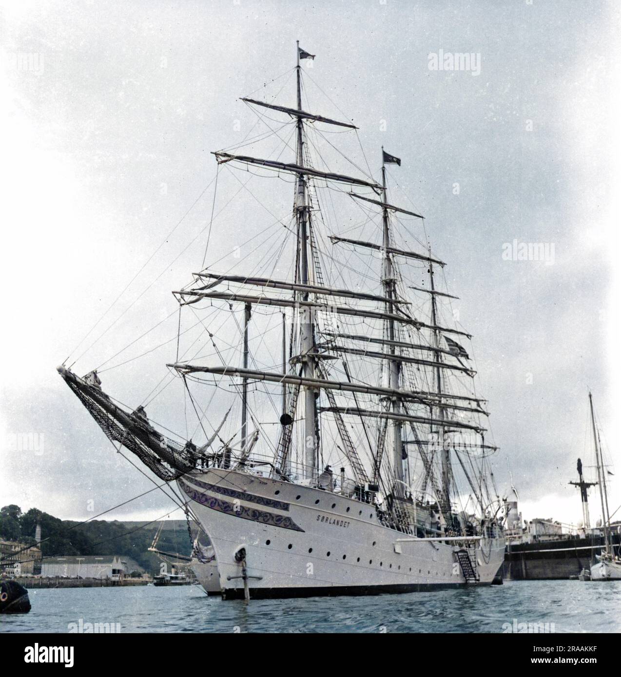 View of the Sorlandet, a Norwegian tall ship Stock Photo - Alamy