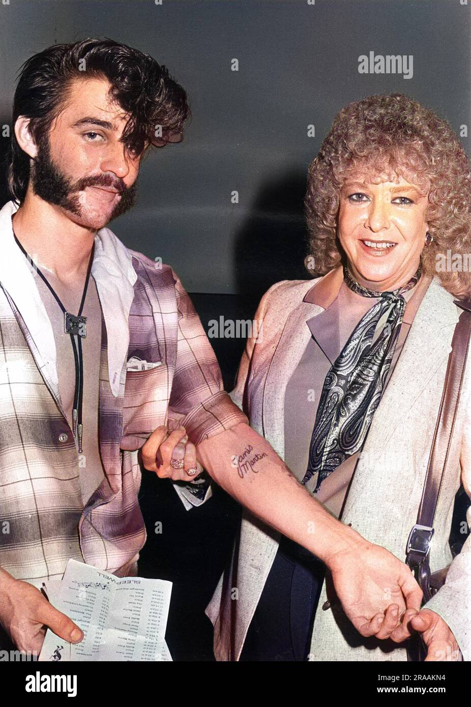 Name tattooed on their arm hi-res stock photography and images - Alamy