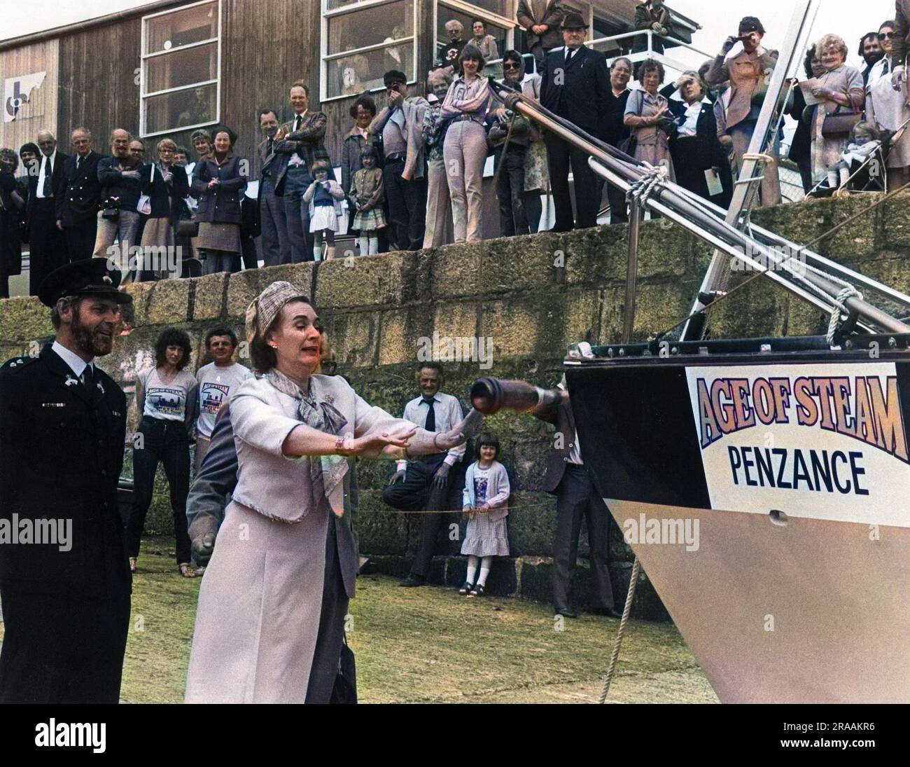 Janet Fookes (now Baroness Fookes, b. 1936), Conservative MP, launching ...