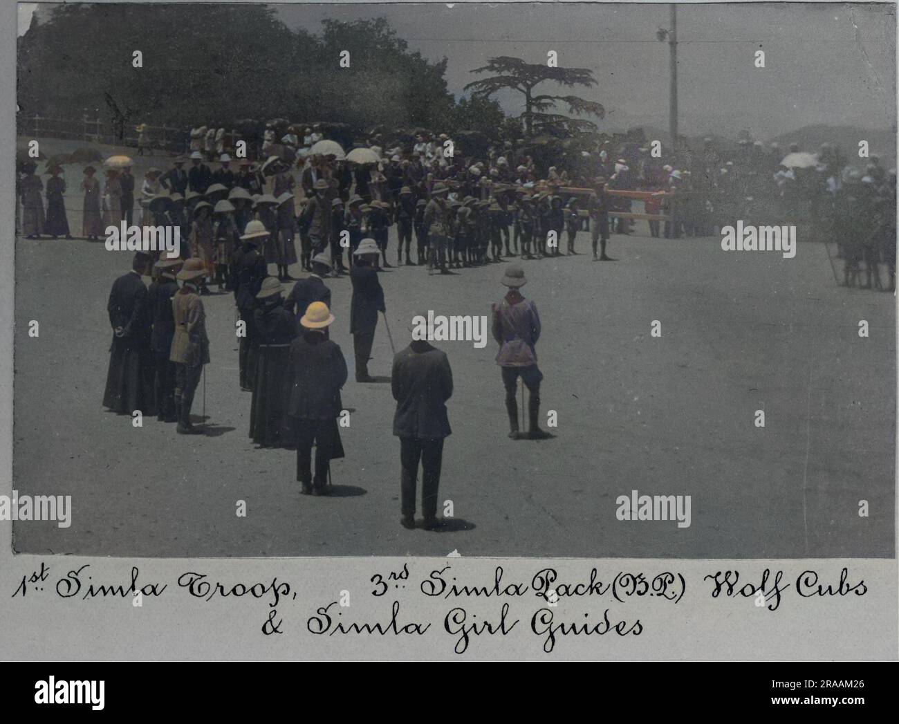 Scouts of the 1st Simla (The King's) Troop, Wolf Cubs of the 3rd Simla ...