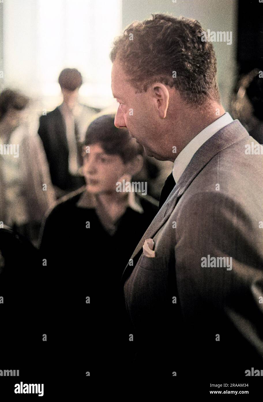 Benjamin Britten with trebles from the London Boy Singers at a ...