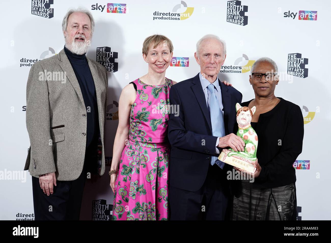 Sir Richard Alston (left) presents The Royal Ballet with the dance ...