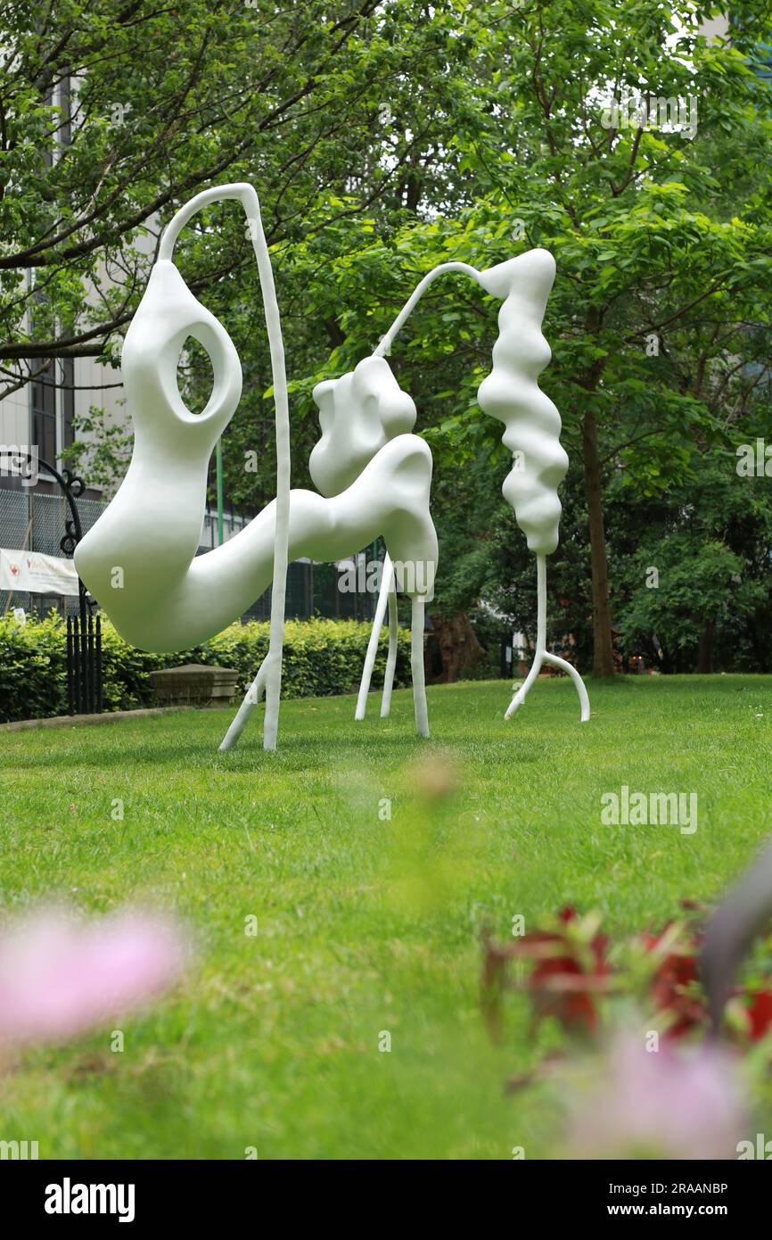 London, UK. 02 July 2023. Sculpture in the City. Sculpture 'Muamba ...