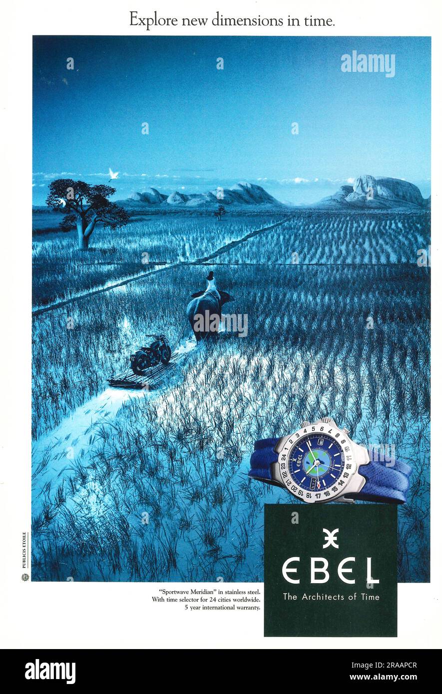 Vintage watch ad hi-res stock photography and images - Alamy