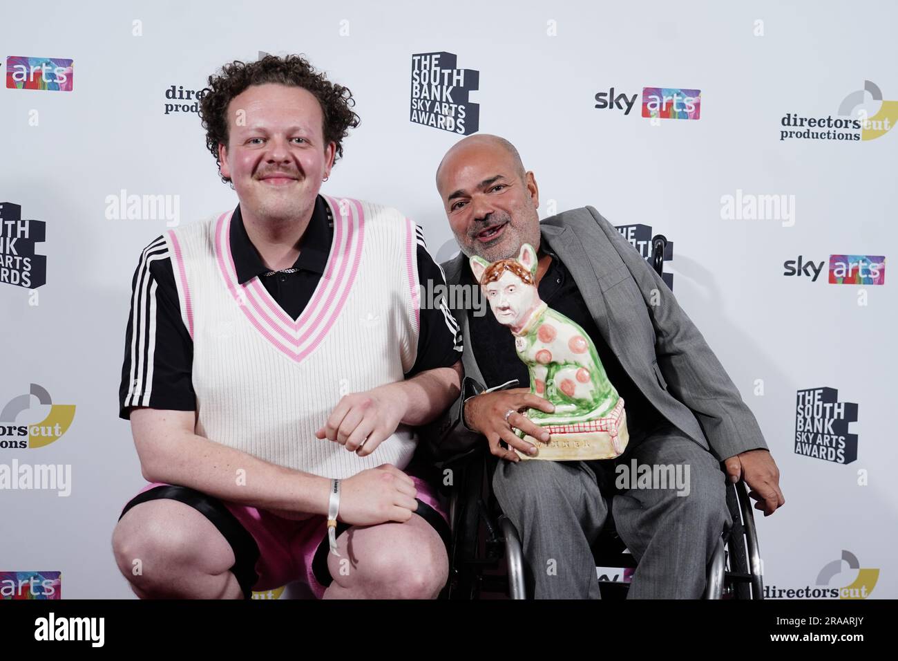 Jack Rooke and Ash Atalla with the comedy award for Big Boys at the ...