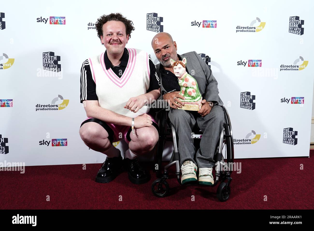 Jack Rooke and Ash Atalla with the comedy award for Big Boys at the ...