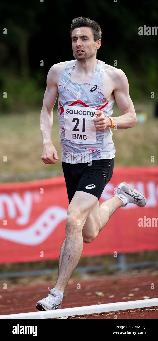 Mark English of Ireland competing in the men’s 800m B race at the ...