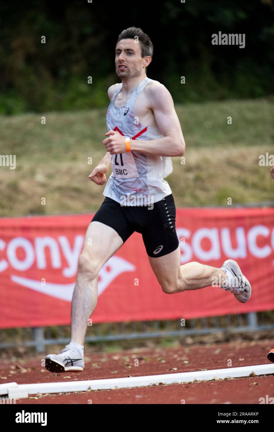 Mark English of Ireland competing in the men’s 800m B race at the ...