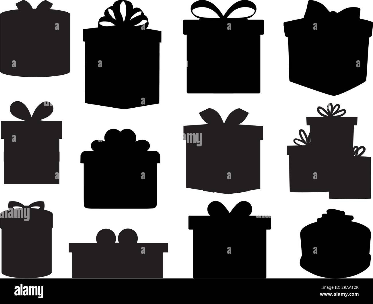 Festive christmas gift boxes Stock Vector Images - Alamy
