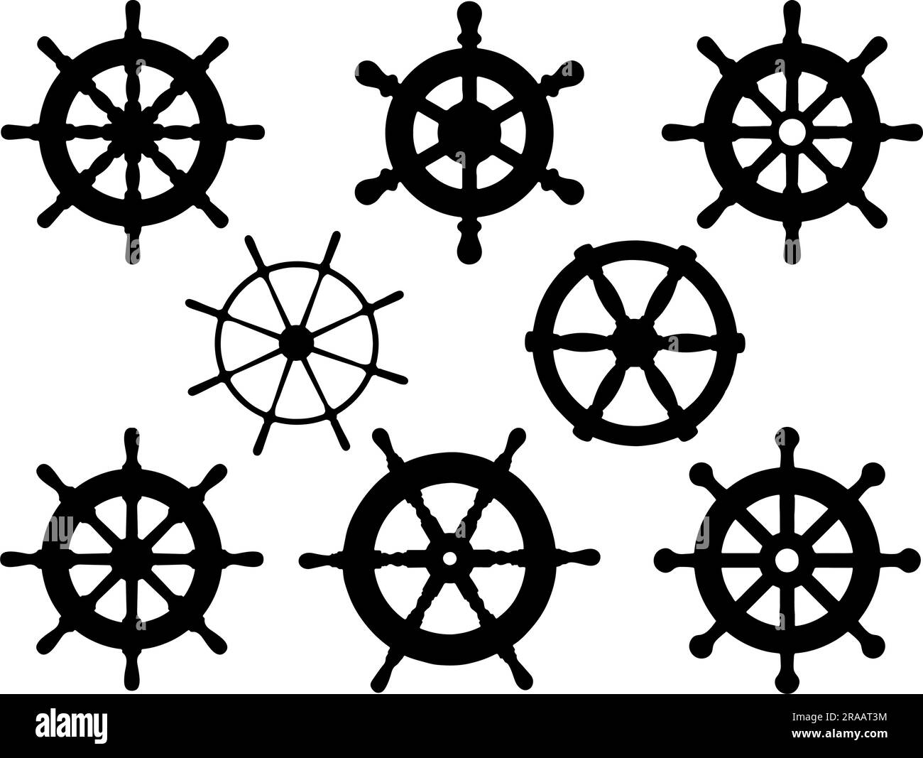 Vintage car steering wheel isolated Cut Out Stock Images & Pictures - Alamy