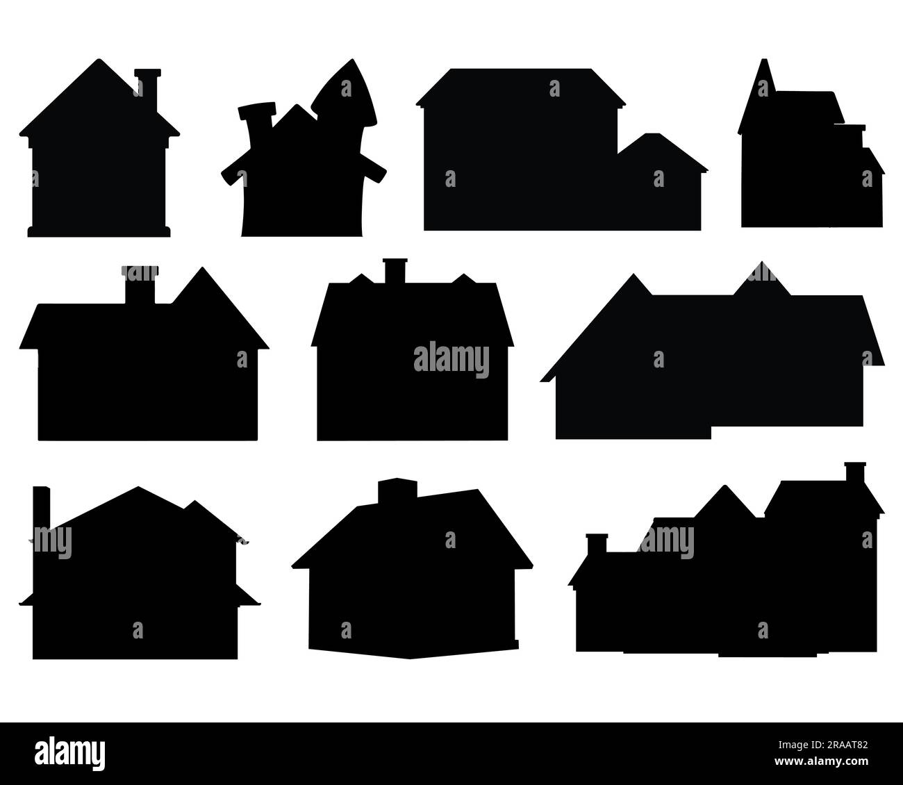 Set of House Icon Silhouette Stock Vector Image & Art - Alamy Set of House Icon Silhouette Stock Vector Image & Art - Alamy