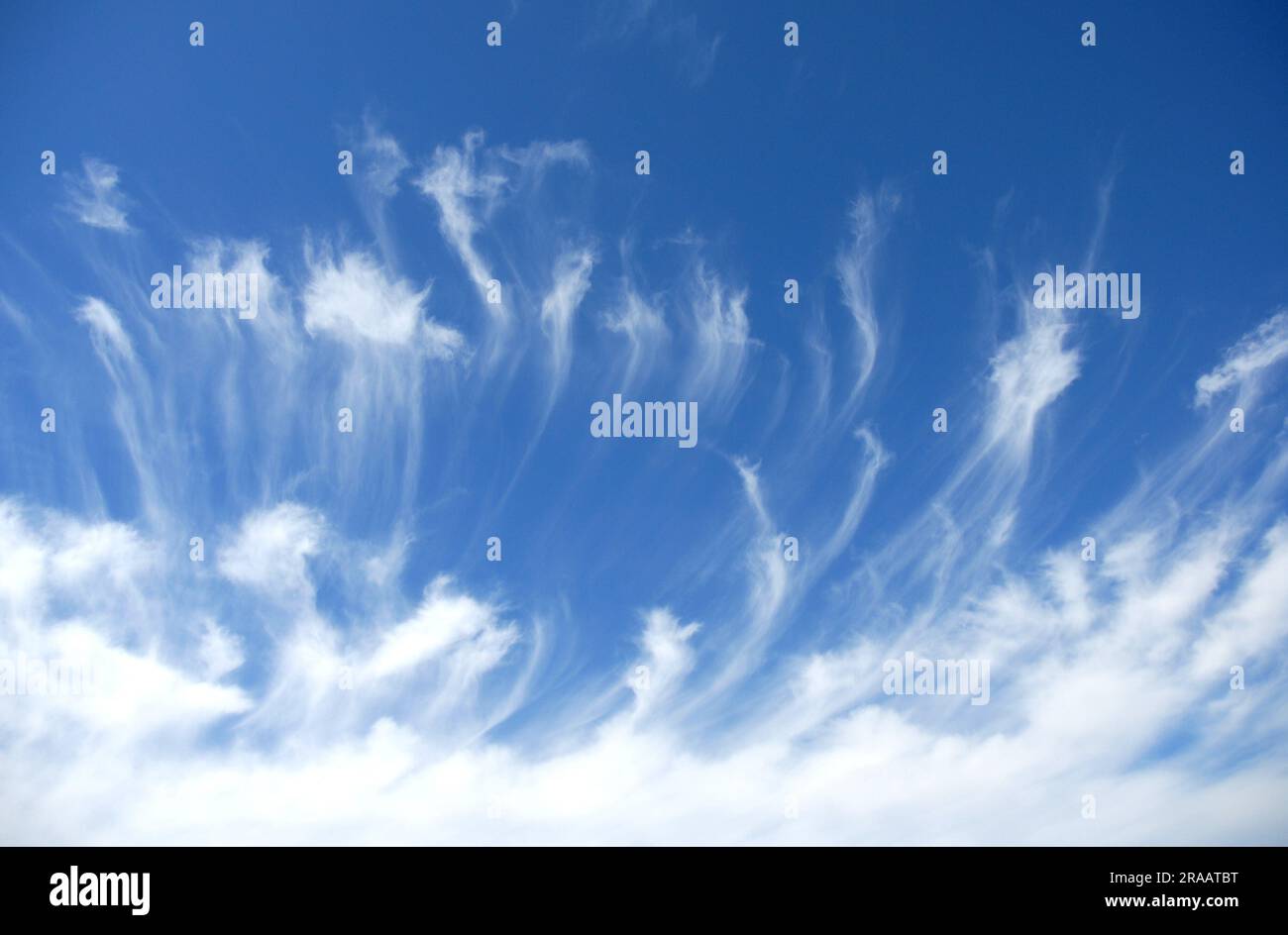 Cirrus clouds in mares tails hi-res stock photography and images - Alamy