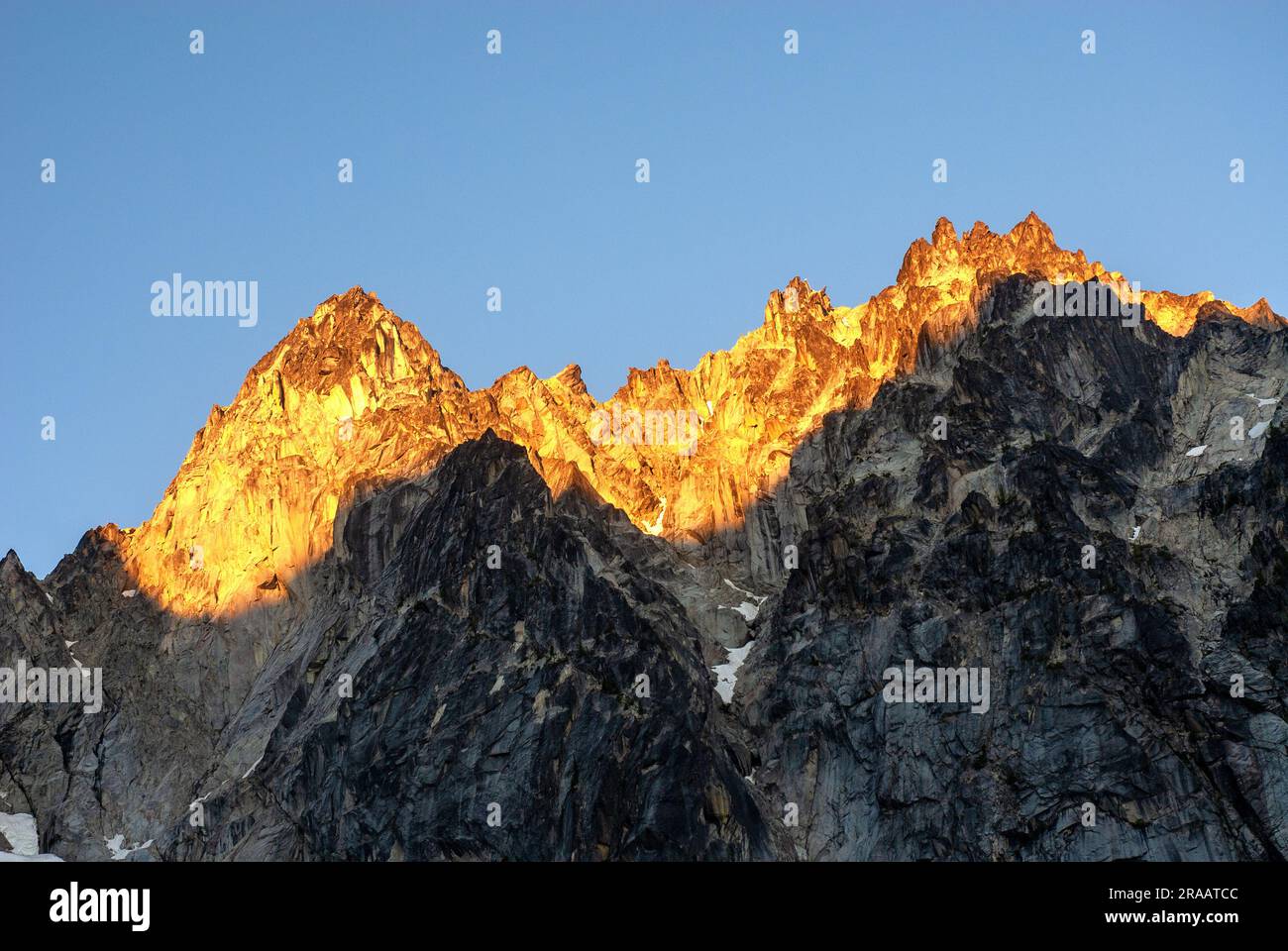 the Stuart mountains, Cascade Range, Washington Stock Photo - Alamy